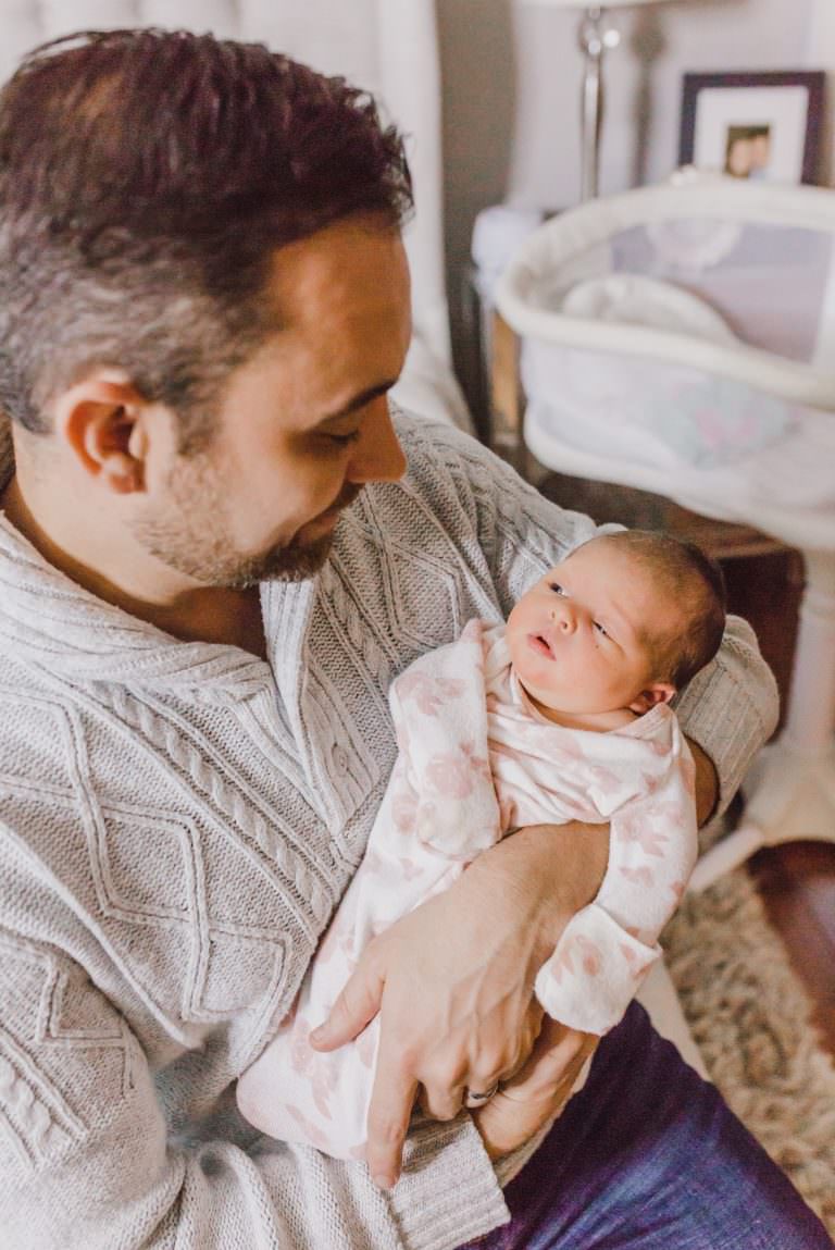 Newborn Lifestyle Session | The Miner Family | Bedford, NH - Ali B ...