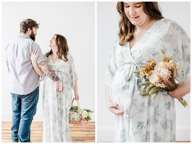 Maternity Session at the Studio | Katie & Jason - Ali B. Photography