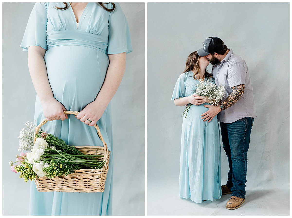 Maternity Session at the Studio | Katie & Jason - Ali B. Photography